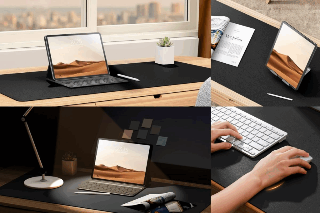 Protect & Elevate Your Desk with the YSAGi Leather Desk Pad Protector ...