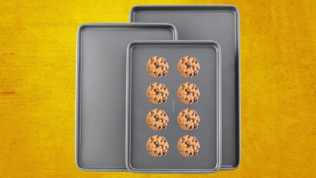 GoodCook Everyday Nonstick Carbon Steel Baking Sheet Set, 3 Pack: The ...