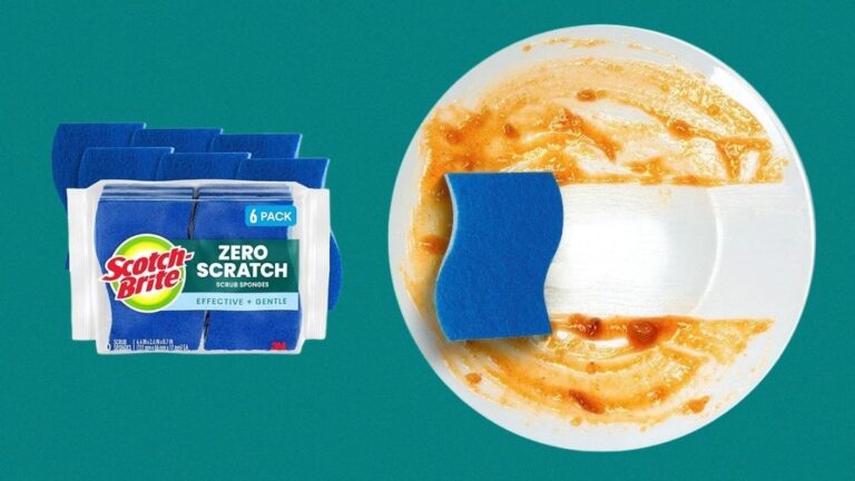 Scotch-Brite Zero Scratch Scrub Sponge: Gentle Cleaning Power Without ...