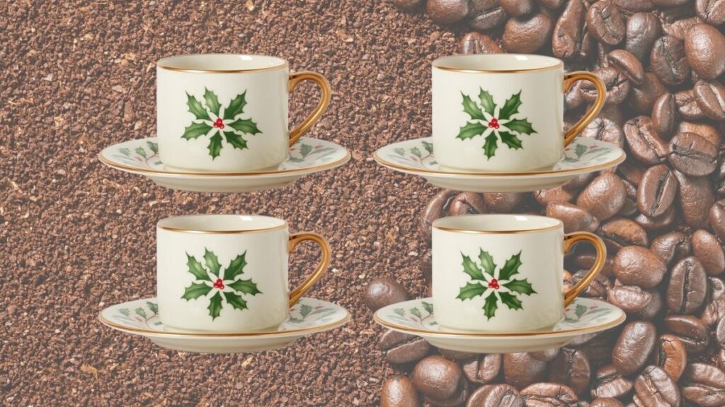 Lenox 894178 Holiday Espresso Cup & Saucer Set: A Classic Upgrade to ...