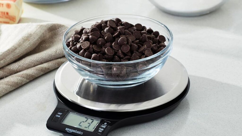 Amazon Basics Digital Kitchen Scale with LCD Display: Precision ...